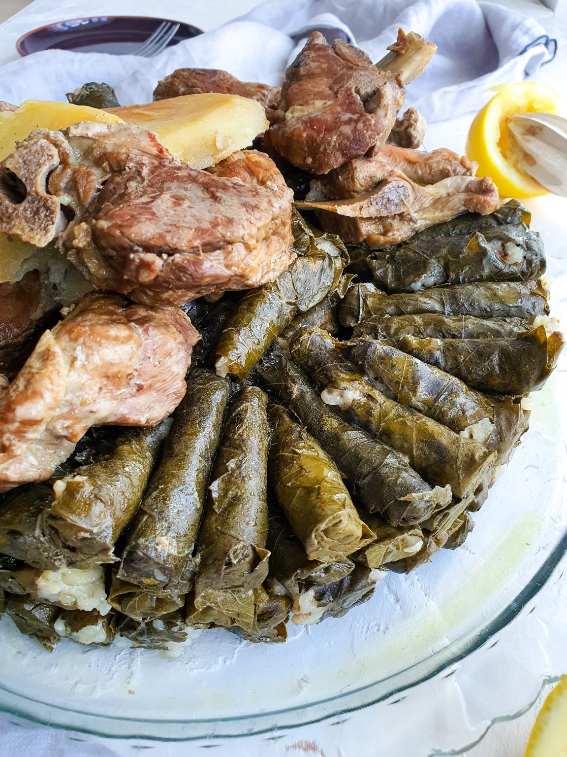 Syrian Stuffed Vine Leaves (Warak Enab)