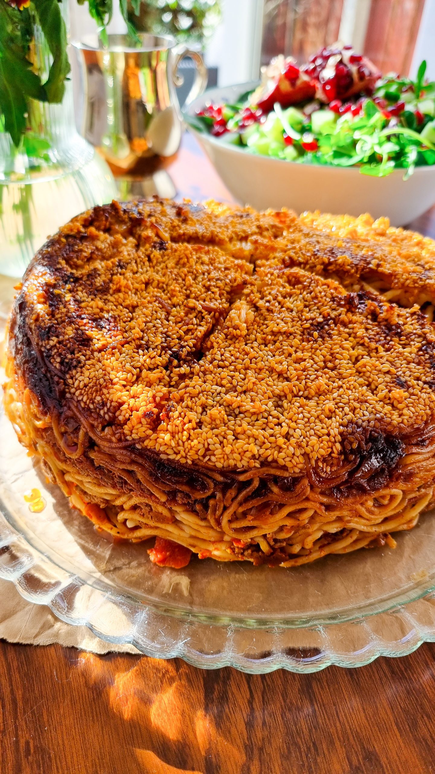 Persian Macaroni with Tahdig - PEANUTSWIRLS