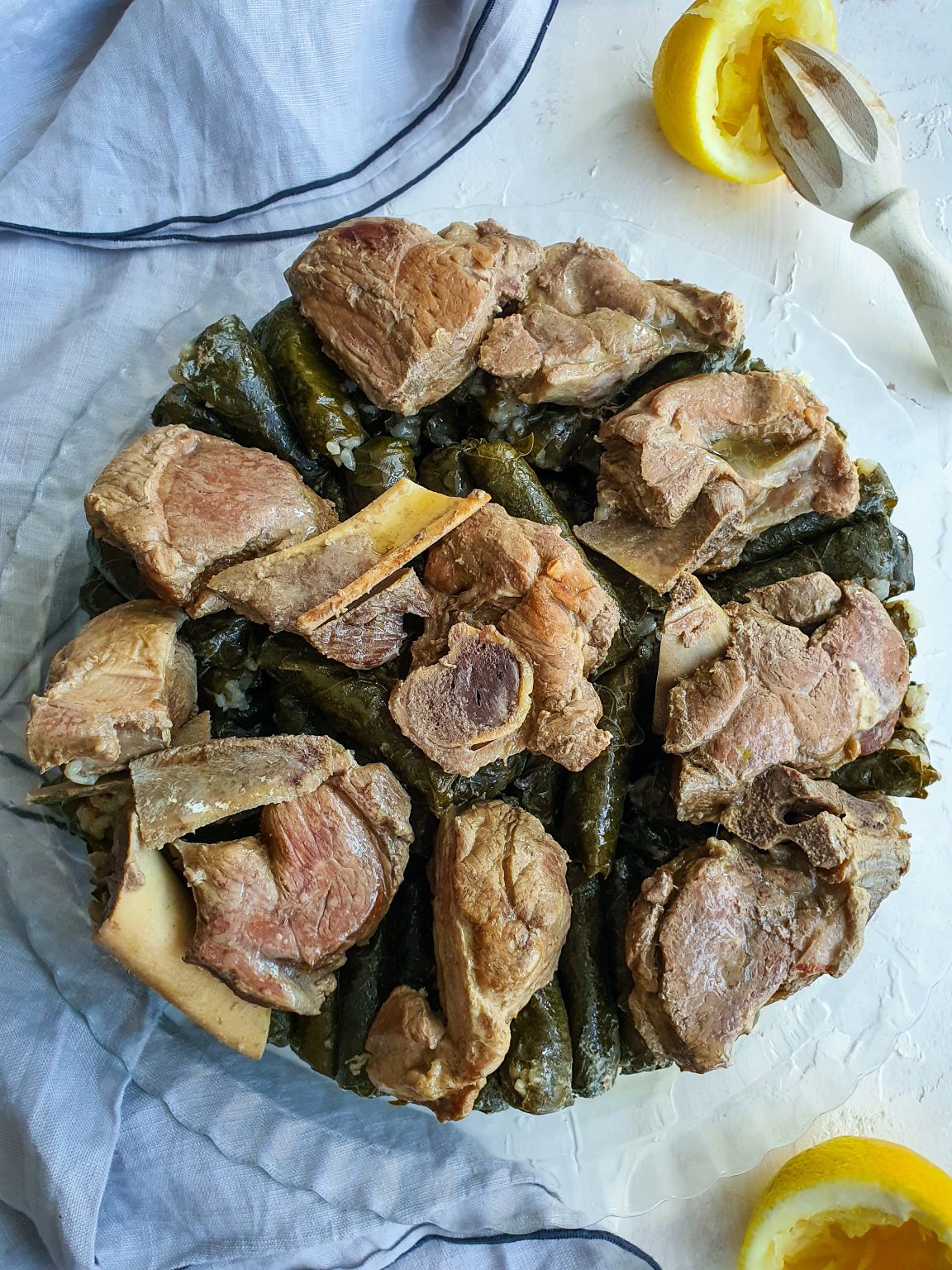 Syrian Stuffed Vine Leaves (Warak Enab)