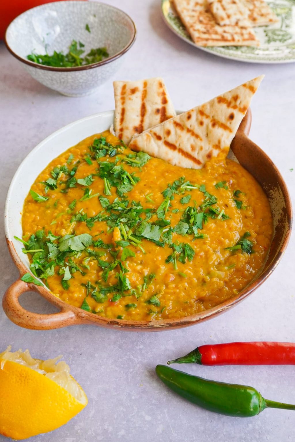Simple Dal Tadka with Extra Garlic and Chilli - PEANUTSWIRLS