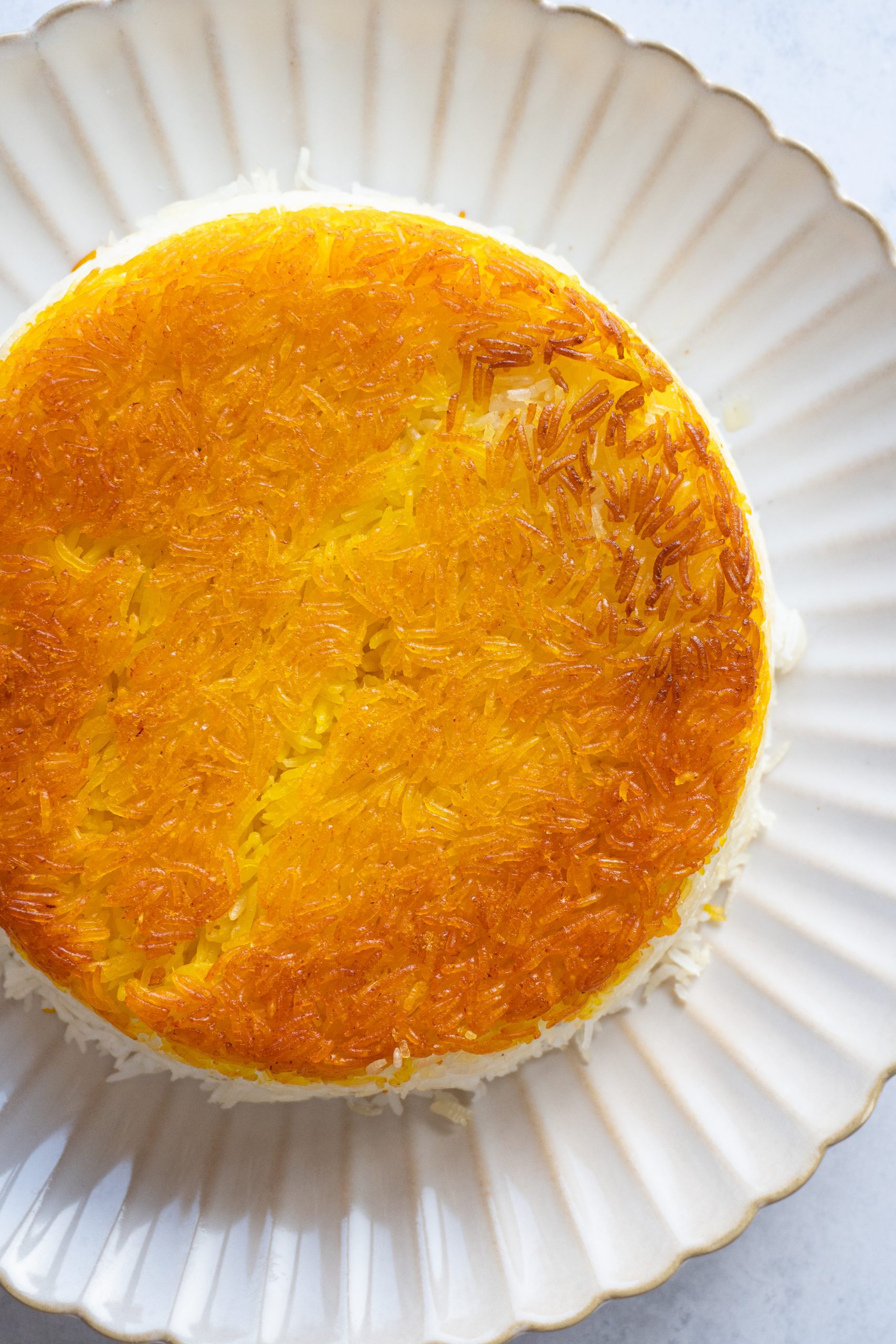 Persian Saffron Rice With Tahdig