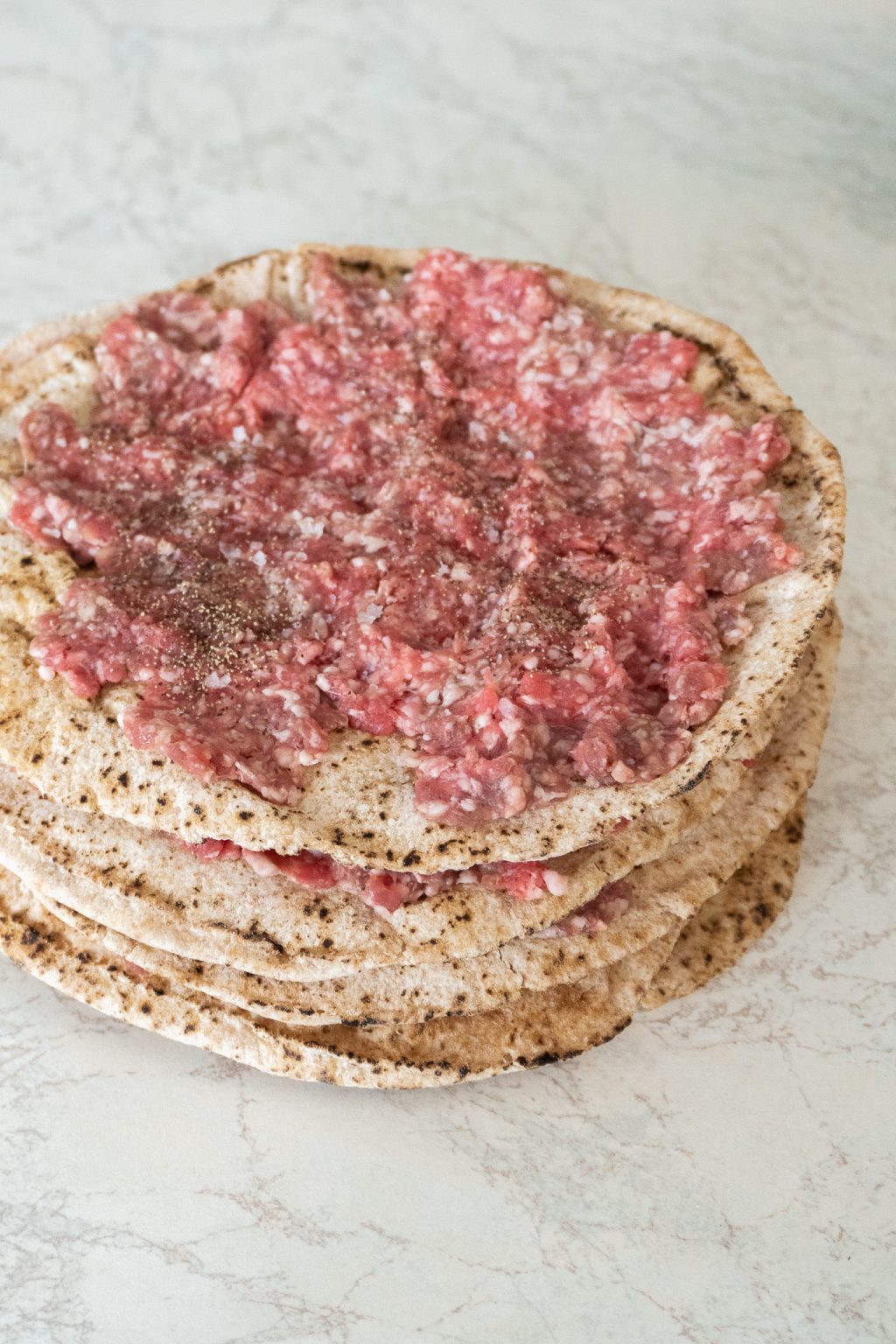 Lazy Smash Burger Wrap - PEANUTSWIRLS